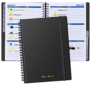 2024 Planner - Weekly Planner 2024 from January 2024 to December 2024, 5" x 8" Planner with Year Plan, Monthly Tabs, Monthly Expense & Notes, Inner Pocket, 100GSM Paper