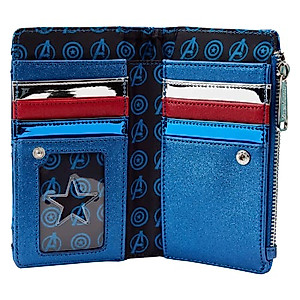 Loungefly Marvel Shine Captain America Wallet