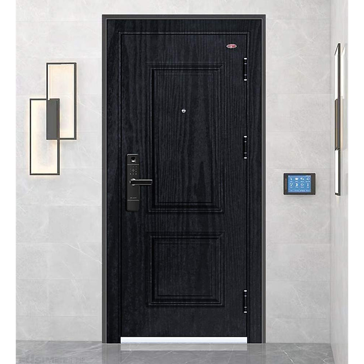 Yancorp Matte Black Contact Paper Black Wallpaper Peel and Stick for Countertops Removable Wallpaper for Cabinets Desk Wrap Self-Adhesive Stick on Wallpaper Kitchen Bathroom