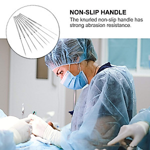 Baluue 8pcs Dissection Needle Stainless Steel Single End Probe Lab Bio Experiment Dissection Tools for Medical Students and Veterinary