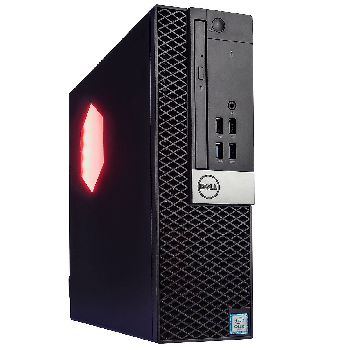 RGB Desktop Computer | 7th Gen Intel i5 (3.2) | 8GB DDR4 RAM | 500GB SSD Solid State | Windows 10 Professional | 22in LCD Monitor | Perfect Family Computer (Renewed)