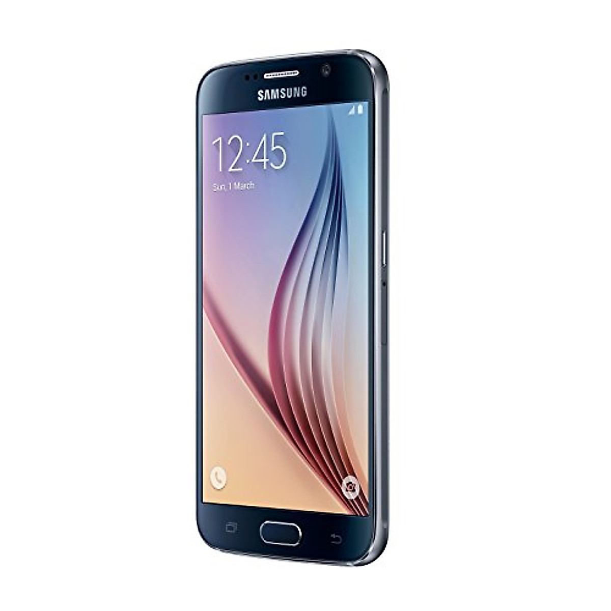 Samsung G920F Galaxy S6 Unlocked Smartphone GSM 4G LTE Octa-Core International Version, No Warranty - Sapphire Black