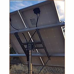 Mars Solar V2.0 Solar Panel Rack Mount / 2" (OD) Pole Mount Adjustable Top of Pole 400W Max