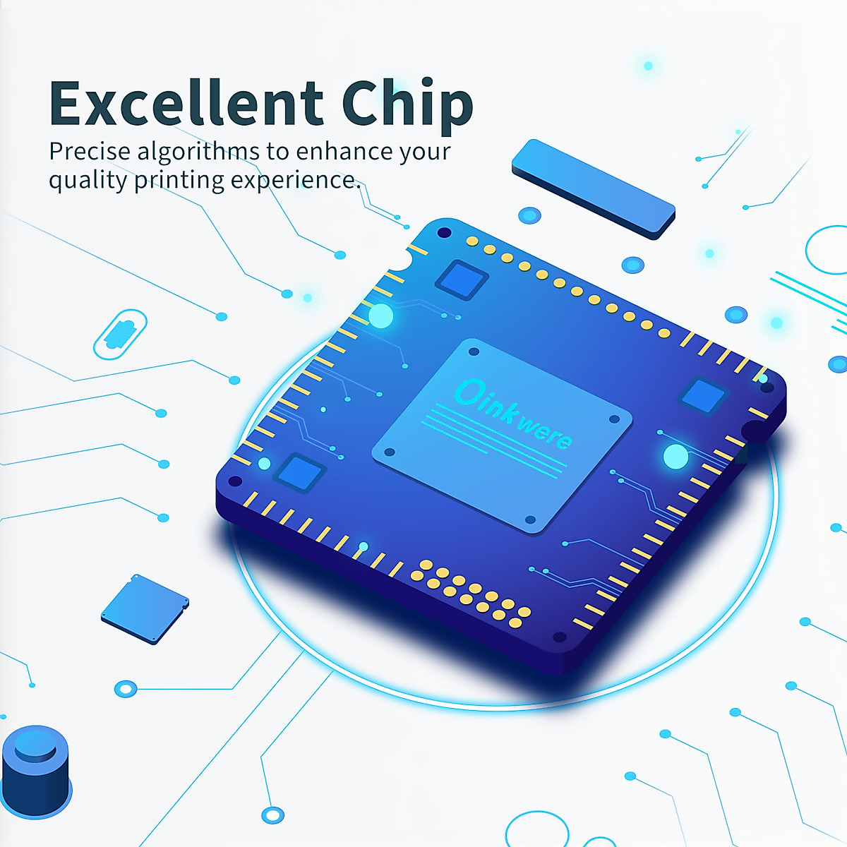 OINKWERE Remanufactured 702XL Ink Cartridge Replacement for Epson 702XL T702XL 702 T702 to use with Workforce Pro WF-3720 WF3720 WF-3733 WF3733 WF3730 Printer(Black Cyan Magenta Yellow,4 Pack)