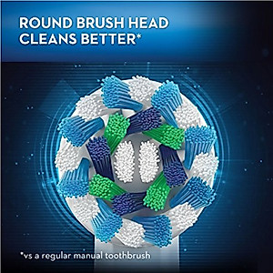 Oral-B 7500 Electric Toothbrush, Black with 3 Brush Heads and Travel Case - Visible Pressure Sensor to Protect Gums - 5 Cleaning Modes - 2 Minute Timer