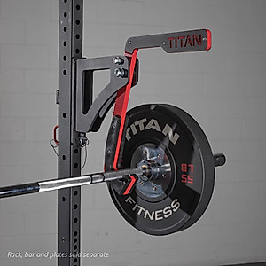 Titan Fitness Rack Mounted Adjustable Monolift Attachments Fits T-3 Series Power Rack, Rated 1,800 LB