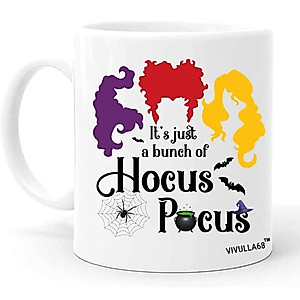 Vivulla68 Hocus Pocus Coffee Mug Hocus Pocus Mug, Hocus Pocus Decorations, Hocus Pocus Coffee Cup Halloween Mug, Hocus Pocus Gifts, Halloween Coffee Mug, Cauldron Mug, Sanderson Sisters Decor