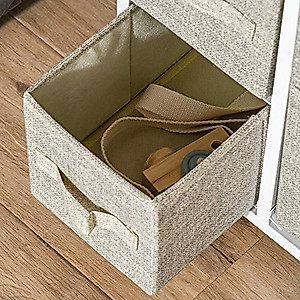 HOMCOM 7-Drawer Dresser Storage Tower Cabinet Organizer Unit, Easy Pull Fabric Bins with Metal Frame for Bedroom, Closets, Grey