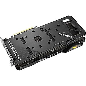 ASUS TUF Gaming NVIDIA GeForce RTX 3060 Ti V2 OC Edition Graphics Card (PCIe 4.0, 8GB GDDR6, LHR, HDMI 2.1, DisplayPort 1.4a, Dual Ball Fan Bearings, Military-Grade Certification, GPU Tweak II)
