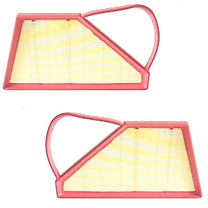 2 Filter Set for Bentley Continental GT GTC Flying Spur W12 Replace 3W0129620B & 3W0129620C