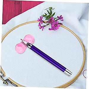 EXCEART 2pcs Holders Stand Pick Diamond Brush Paint Makeup Art Organizer Blue for Nail Resin Painting Home Holder Office Display Racks Rest Pen Stands Accessories Multi-functional Tools