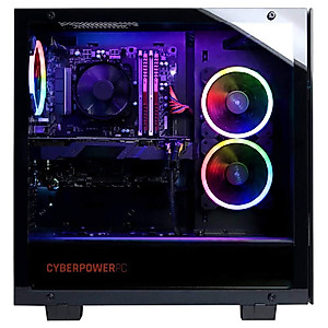 CyberPowerPC Gamer Master Desktop Computer, AMD Ryzen 5 3600 3.6GHz, 16GB RAM, 500GB SSD+1TB HDD, NVIDIA GeForce RTX 2060 6GB, Windows 10 Home