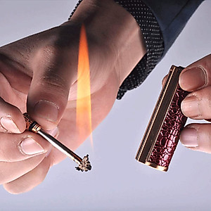 BOLLAER New Match Metal Matchstick Gift Outdoor Fire Starter Waterpoof Survival Gear Hiking Match Lighter Fire Starter Keychain