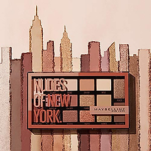 Maybelline New York Nudes 16 Pan Eyeshadow Palette Custom Designed Of Diverse Skin Tones, 0.634 Oz 0 01 THE NUDES OF NEW YORK,K3758400
