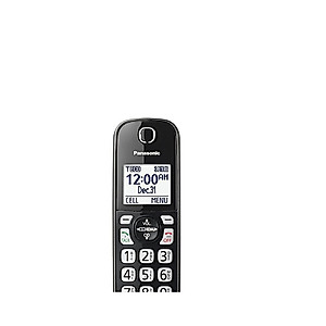 Panasonic KX-TGDA51M Dect 6.0 Digital Additional Cordless Metallic Black Handset for KX-TGD56x Series (Renewed)