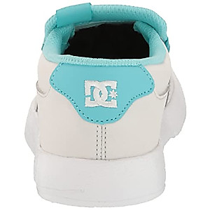 DC womens Dc Women's Villian 2 Skate Shoe, Grey/Green, 7.5 US