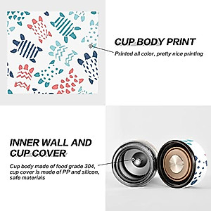 CaTaKu Small Water Bottle 12 oz, Cartoon Turtle Insulated Water Bottle for Water Coffee Tea Stainless Steel Flask Thermos Bottle Reusable Wide Mouth Vacuum Travel Mug