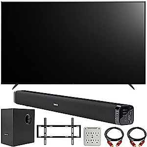 Sony XR65X90K Bravia XR 65" X90K 4K HDR Full Array LED Smart TV (2022 Model) Bundle with Deco Gear Home Theater Soundbar with Subwoofer, Wall Mount Accessory Kit, 6FT 4K HDMI 2.0 Cables and More
