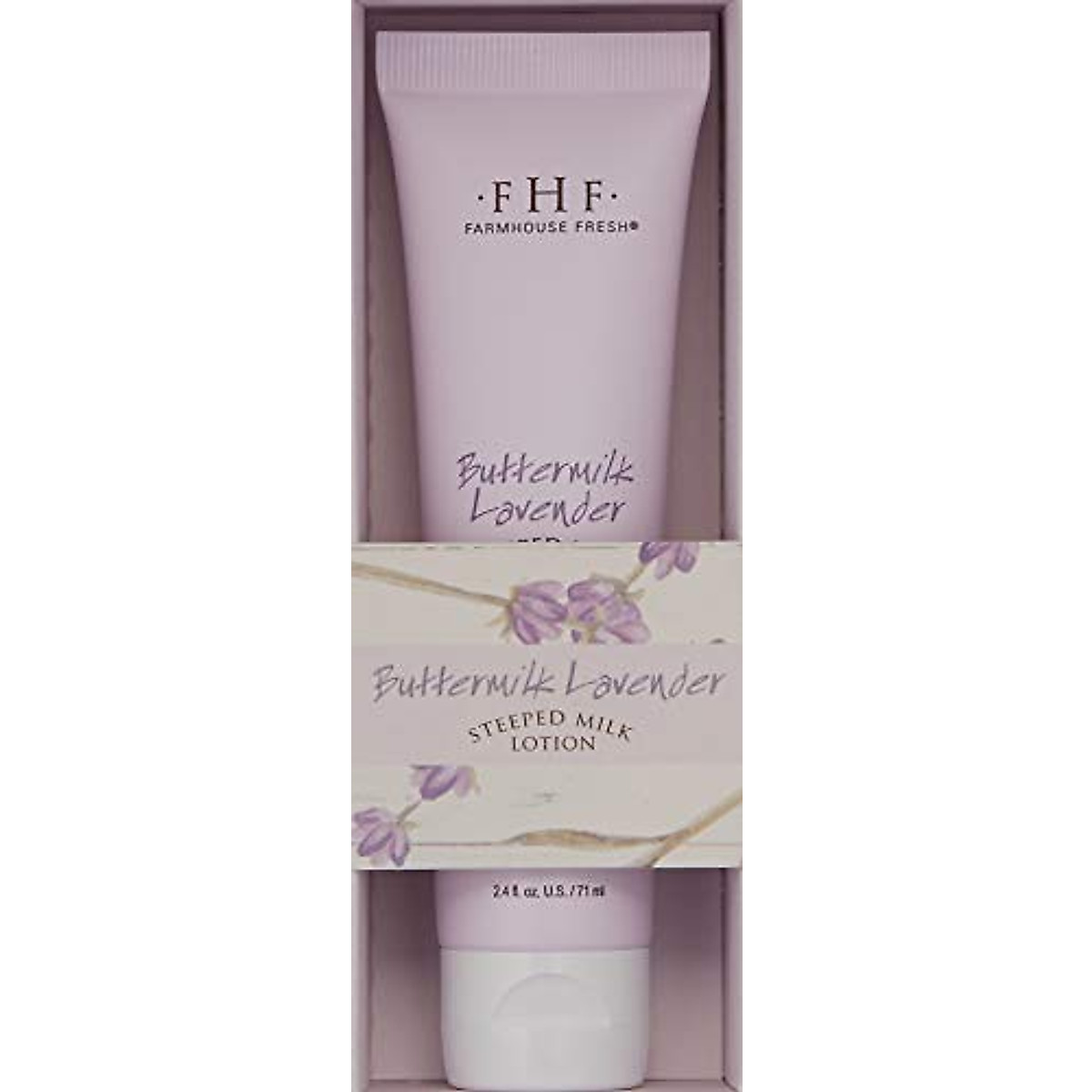 FarmHouse Fresh Buttermilk Lavender Steeped Milk Lotion for Hands, Lavender Cookie, 2 fl. oz.