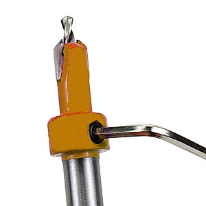 Rannb Countersink Drill Bit Set 1/8"/3mm Pilot Dill Dia Wood Hole Drill Bit Wood Working Drill Bits -2pcs