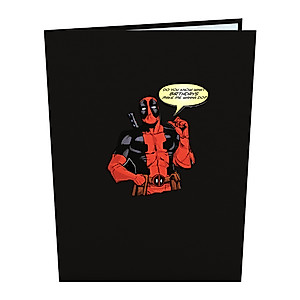 Lovepop Marvel Deadpool Birthday Pop Up Card - 3D Card, Birthday Card, Deadpool, Birthday Card for Kids, Pop Up Birthday Card, Marvel Birthday Card, Superhero Birthday Card, 3D Birthday Card 5 x 7