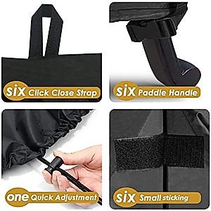 GARPROVM Patio V-Shaped Sectional Sofa Cover, Waterproof Outdoor Sectional Furniture Cover, Heavy Duty 420D Oxford Cloth Outdoor Sofa Cover Garden Couch Fits up to 100 x 100 x 33 inches