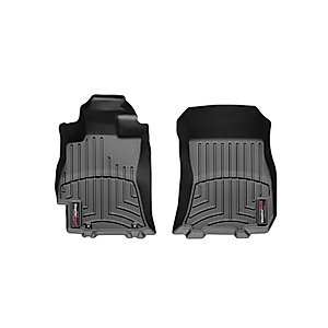 WeatherTech Custom Fit FloorLiners for Subaru Outback, Legacy - 1st Row (442591), Black