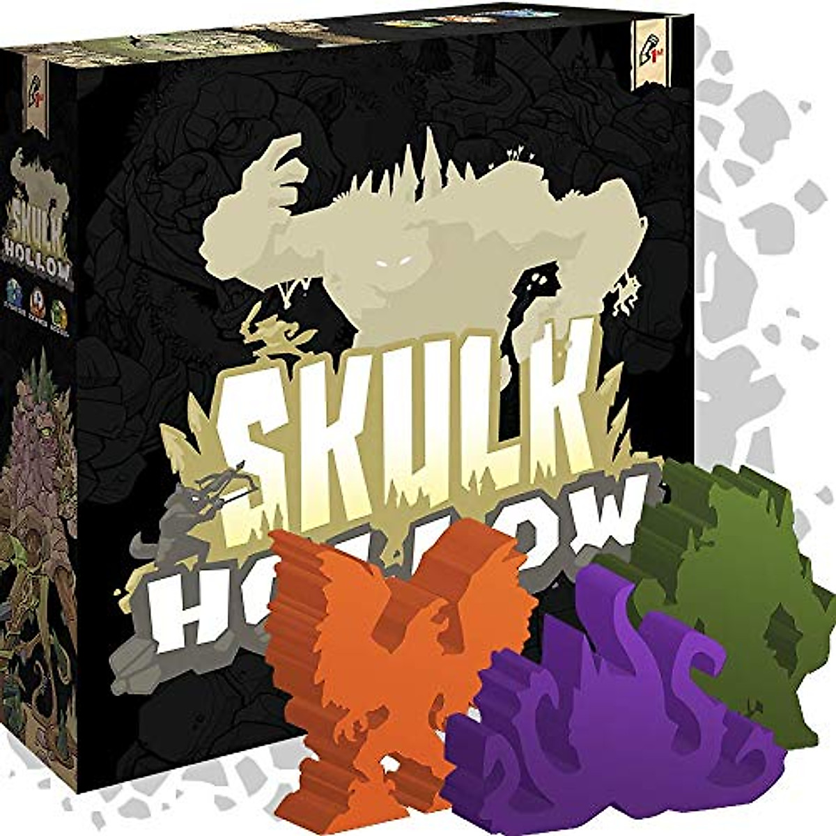 Pencil First Games: Skulk Hollow Board Game – an Asymmetric Tactics Game of Giant Guardians and Clever Foxes, 2 Players, Ages 12 and up