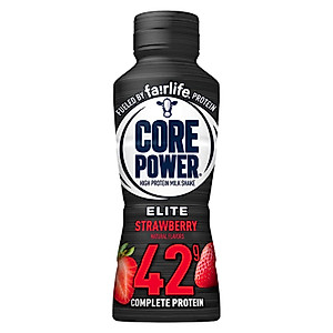 World Group Packing Solutions Fairlife Core Power Elite 42g High Protein Milk Shakes Variety 6 Pack - Vanilla, Chocolate, Strawberry - Ready to Drink for Workout Recovery, 14 Fl Oz
