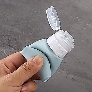 Gemice Travel Bottles for Toiletries Tsa Approved Size Containers BPA Free Leak Proof Tubs Refillable Liquid Accessories Cometic Shampoo and Lotion Soap