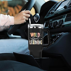 Wild About Learning Tumblers Skinny Employees