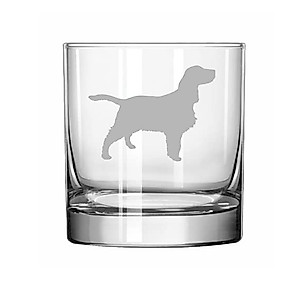 MIP Brand 11 oz Rocks Whiskey Old Fashioned Glass Springer Spaniel