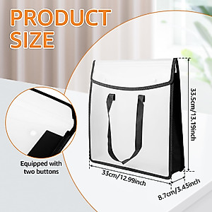 3 Pack Scrapbook Paper Storage Organizer,Expanding Paper Folio 13.1×3.4×14 Inch Scrapbook Paper Organizer Bag Expanding Paper Folio (Black)