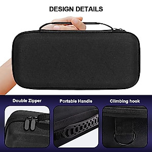 JOYTORN Protective Carrying Case for Rog Ally 7” 120Hz Console,Accessories Organizer Storage Travel Handheld Case Compatible with ASUS Rog Ally Console-Black