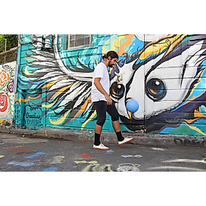 One World Play Project Soccer Ball - Unpoppable, Unbreakable, Non-Deflating, Non-Toxic Futbol - Blue, Size 5