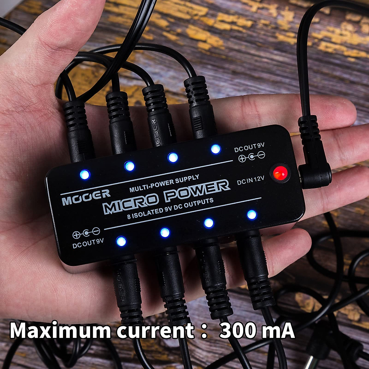 MOOER Micro Power Effects Power Supply for Mini Rigs