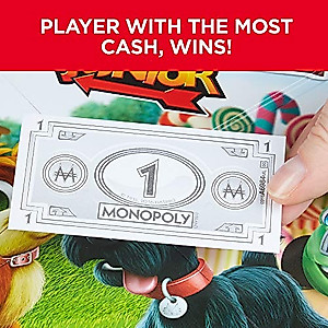 Hasbro Gaming Monopoly Junior Board Game, Ages 5 and up (Amazon Exclusive)