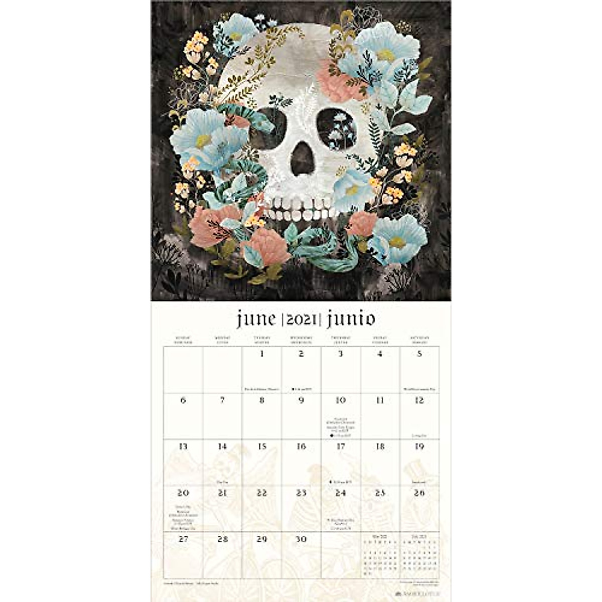 Day of the Dead 2021 Calendar