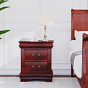 ACME Furniture Louis Philippe Nightstand, Cherry, One Size