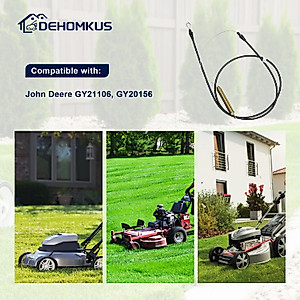 DEHOMKUS GY21106 GY20156 Clutch Cable Fits for 42 inch John Deere Sabre Scotts L100 L105 L107 L108 L110 L111 L118 L120 LA100 LA105 LA110 LA115 LA120 LA125