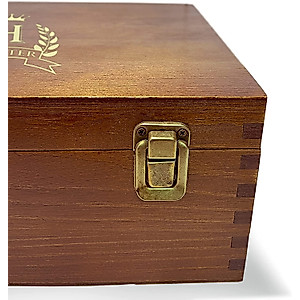 4 Piece Bourbon Decanter Set, Scotch Glasses and Decanter with Wooden Box, Personalized Decanter Set, Customized Decanter Set With Glasses For Men And Women Clear