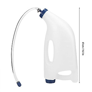 4L Calf Bottle Feeding High Capacity Calf Milk Feeder Bottle Nursing Bottle Feeding Nipple Sheep Lamb Bottle Holder