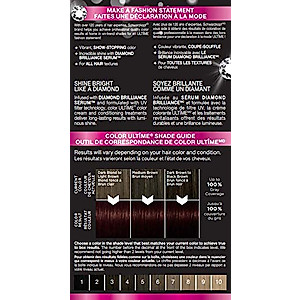 Schwarzkopf Color ultime permanent hair color creme, glam nights, 4.28 auburn brown