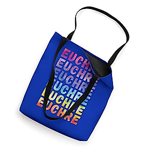 Retro Look Euchre - Fun Card Players Apparel Tote Bag