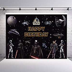 7x5FT Star Wars Photography Vinyl Photo Background for Kids Birthday Party Backdrops Decoration