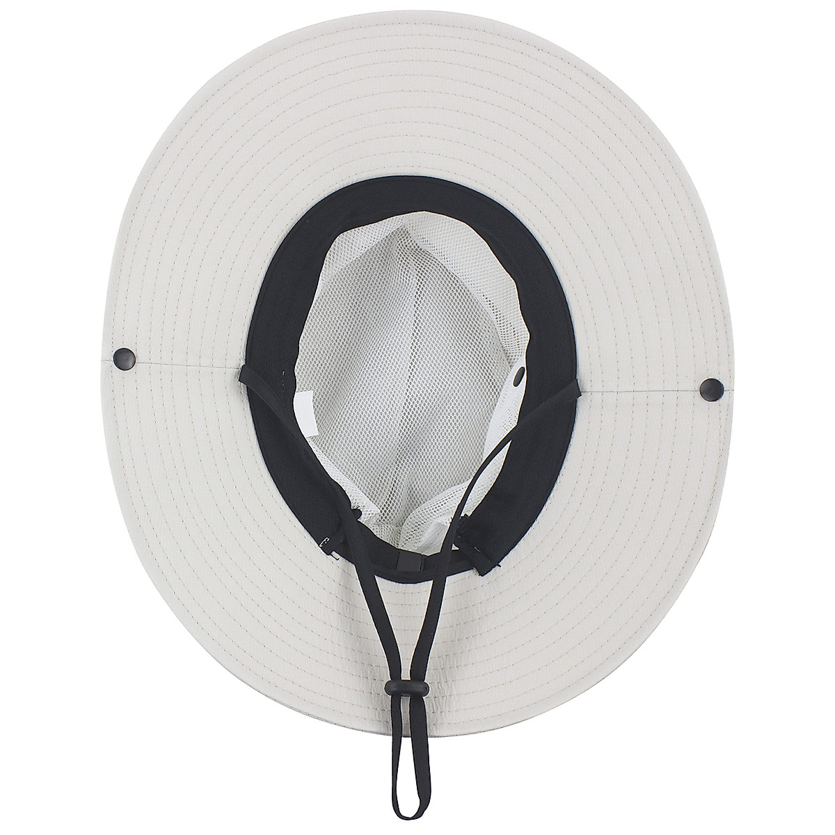 Womens Ponytail Sun Hat Outdoor UV Protection Foldable Floppy Bucket Hats Wide Brim Summer Beach Fishing Cap Pure Beige