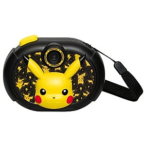 ekids Pokemon Kids Camera with SD Card, Digital Camera for Kids with Video Camera, Built-in Digital Stickers for Fans of Pokemon Gifts for Kids