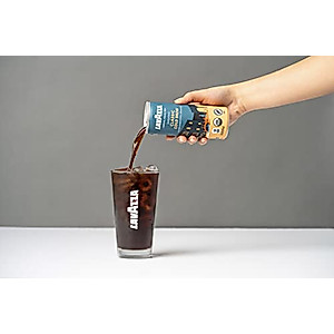 Lavazza Organic Classic Cold Brew Coffee, (Pack of 4 Cans / 8 Fluid Ounce Each) Balanced, Complex, Sweet, Medium Roast, 100% Arabica, USDA Certified Organic, Rainforest Alliance Certified