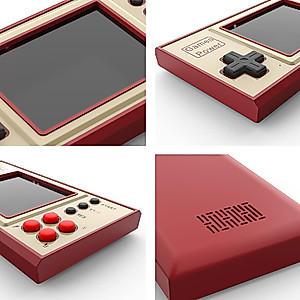 Lcnylfjs Kids Portable Handheld Handheld Game Console, 500 Classic FC Games, 3.0 Inch Color Screen, Rechargeable Battery Support Connect TV, Retro Toys for Boys and Girls Birthdays (red)