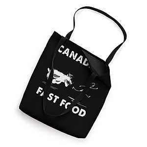 canadian fast food funny bear hunter Tote Bag